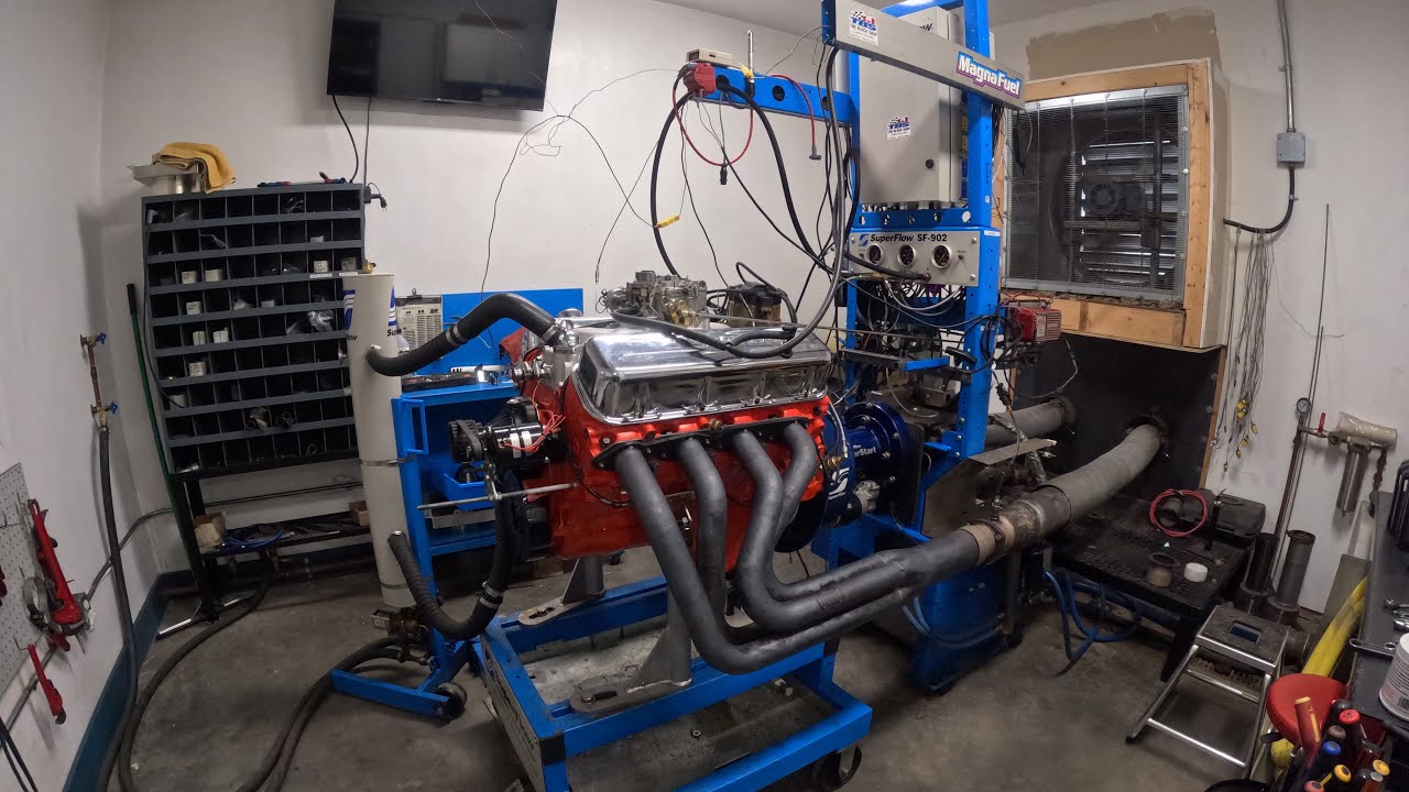BIG BLOCK CHEVY 402 ENGINE DYNO!!! - YouTube