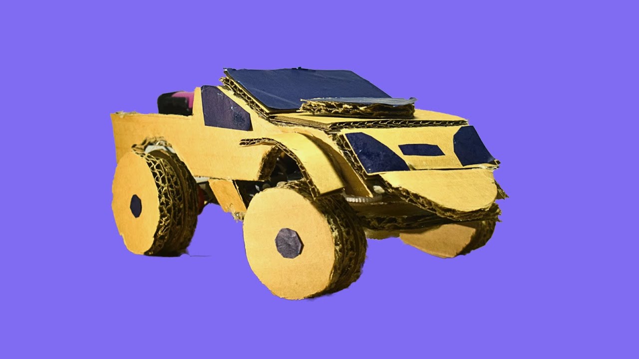How to make remote control car with cardboard #diy #cardboarddiy #rc ...