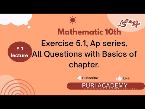 Exercise 5.1 Ap series all Que🔥 Class 10th Arithmetic progression ...
