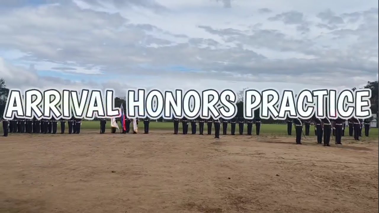 PPSA DAY 160. ARRIVAL HONORS PRACTICE with the BFP Band 😊 - YouTube