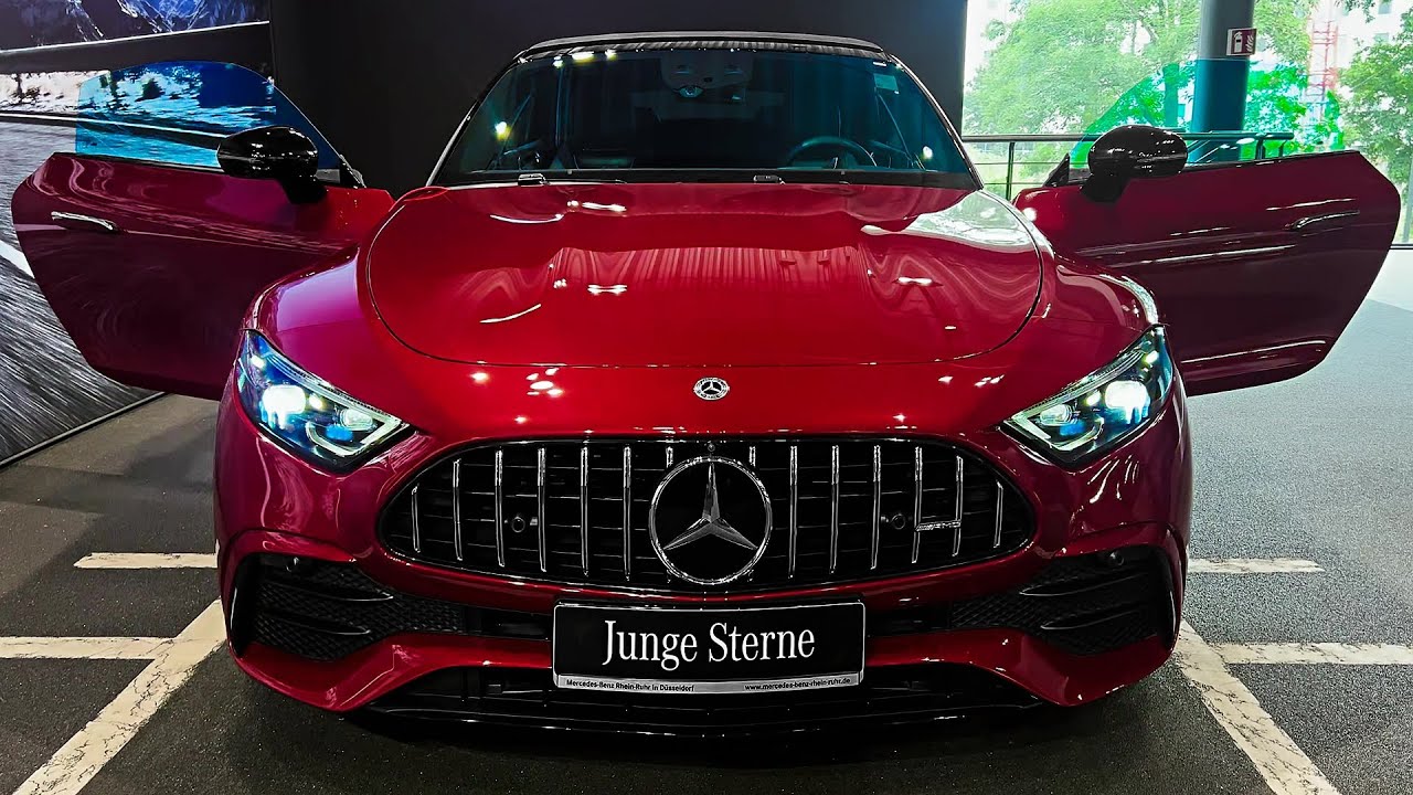 2024 Mercedes AMG SL43 - Sound, interior and Exterior - YouTube