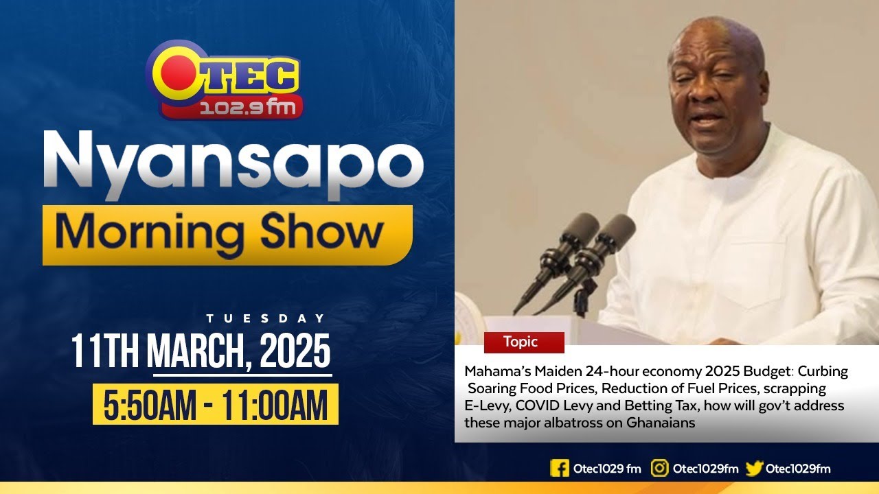 NYANSAPO (((LIVE)) WITH ISAAC OSEI AKOTO (KANU) ON OTEC 102.9FM - YouTube