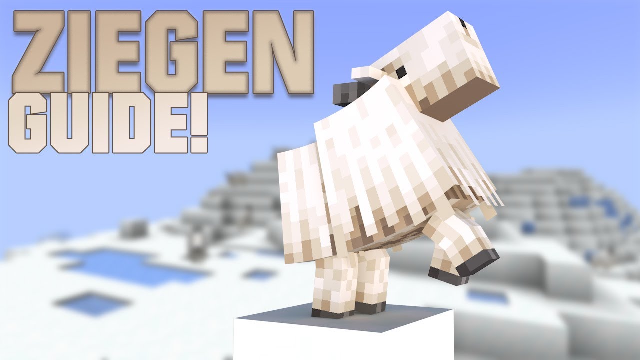 Ziegen Guide | Verhalten, Eigenschaften & Hörner? | Minecraft - YouTube