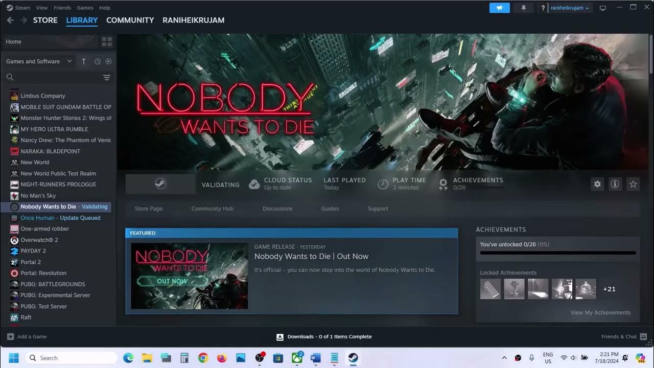 Fix Nobody Wants to Die Not Loading/Stuck On Loading Screen On PC - YouTube
