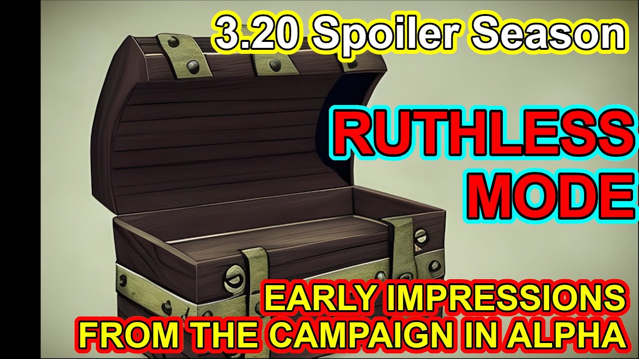 POE 3.20 Ruthless First Impressions After The Acts - Path Of Exile ...