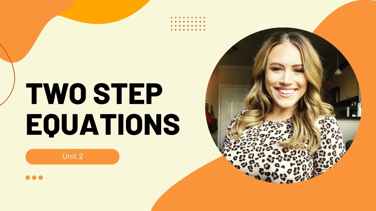 Two Step Equations - YouTube