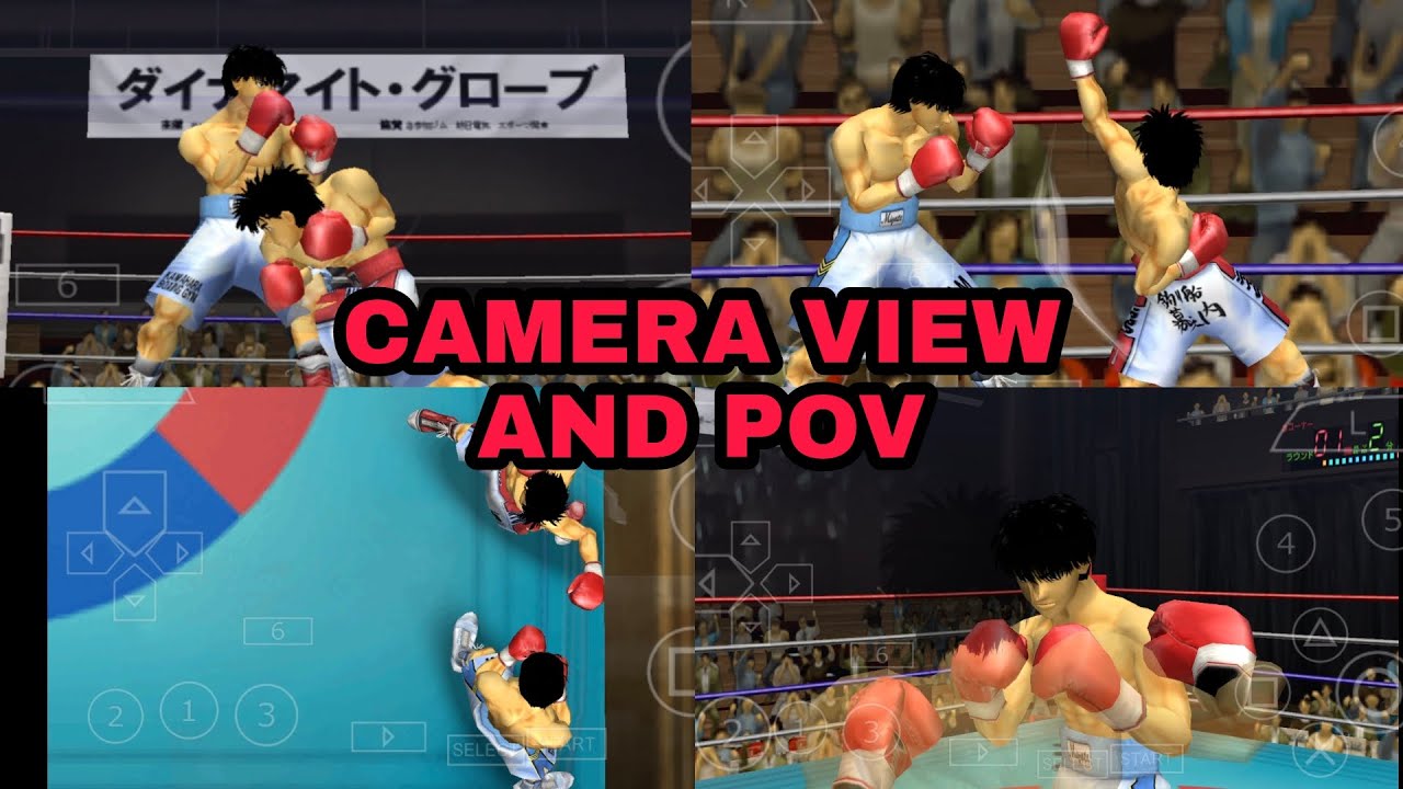 HAJIME NO IPPO PSP CAMERA VIEW CHANGE - YouTube
