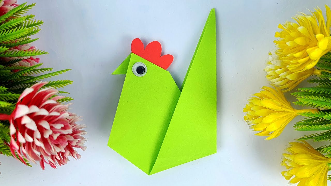 Easy Crafts With Paper | Handmade Paper Toy Hen | How To Make Easy ...