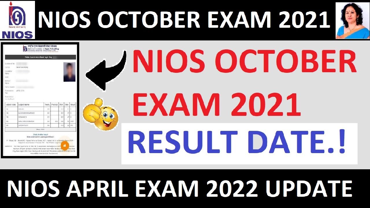 Nios October 2021 Result Declare Date Confirm Youtube