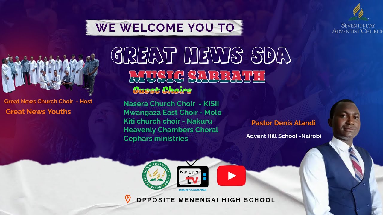 GREAT NEWS SDA SERMON MUSIC SABBATH - YouTube