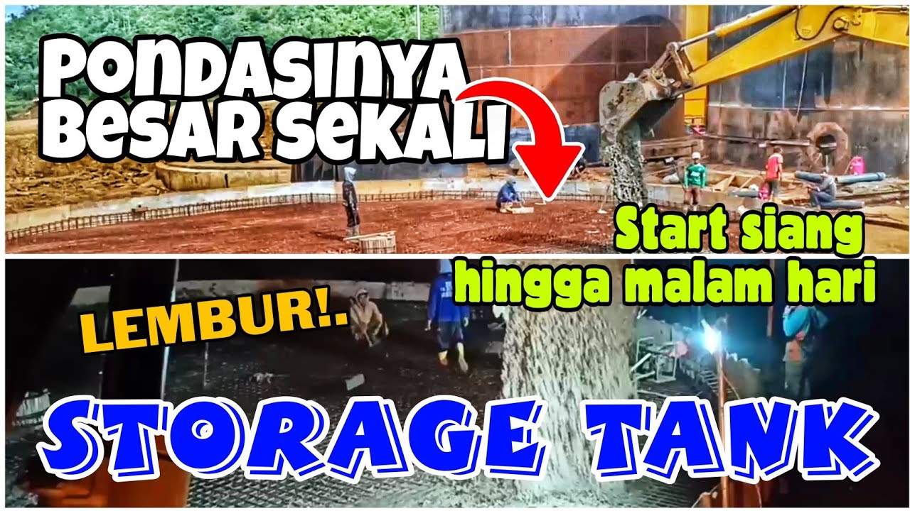 Ngecor Pondasi Tangki - Pembangunan Pabrik Minyak Kelapa Sawit Hingga ...