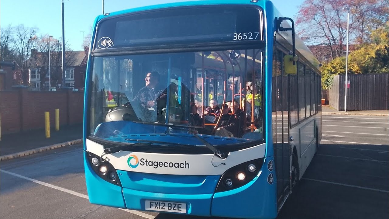 Worksop Bus Station ADL Enviro 200 36527 - YouTube