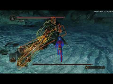 Fume Knight hitboxes visualized