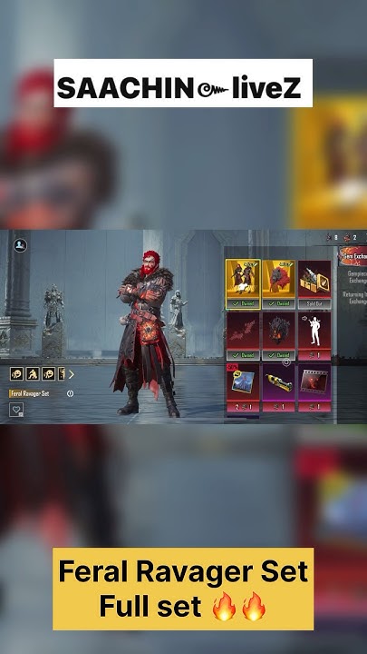 Feral Ravager Set / Feral Ravager Helmet / Abyssal Hawl - AUR (Lv.1 ...