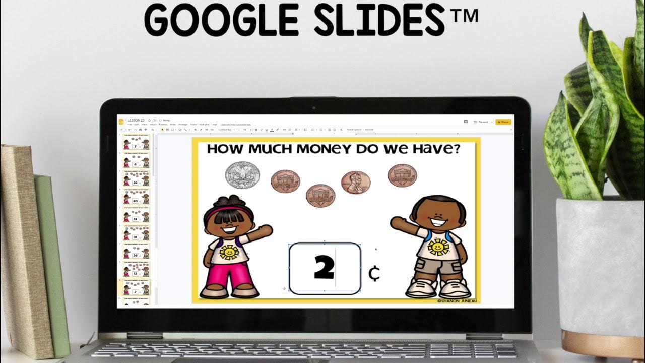 Counting Coins Dimes and Pennies using Google Slides Module 6 Lesson 23 ...