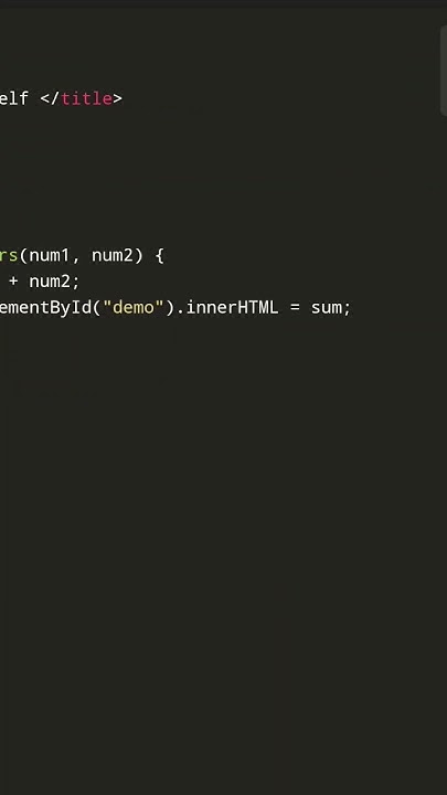 Javascript Use To Create Function Html Coding Tranding Javascript Css Youtube