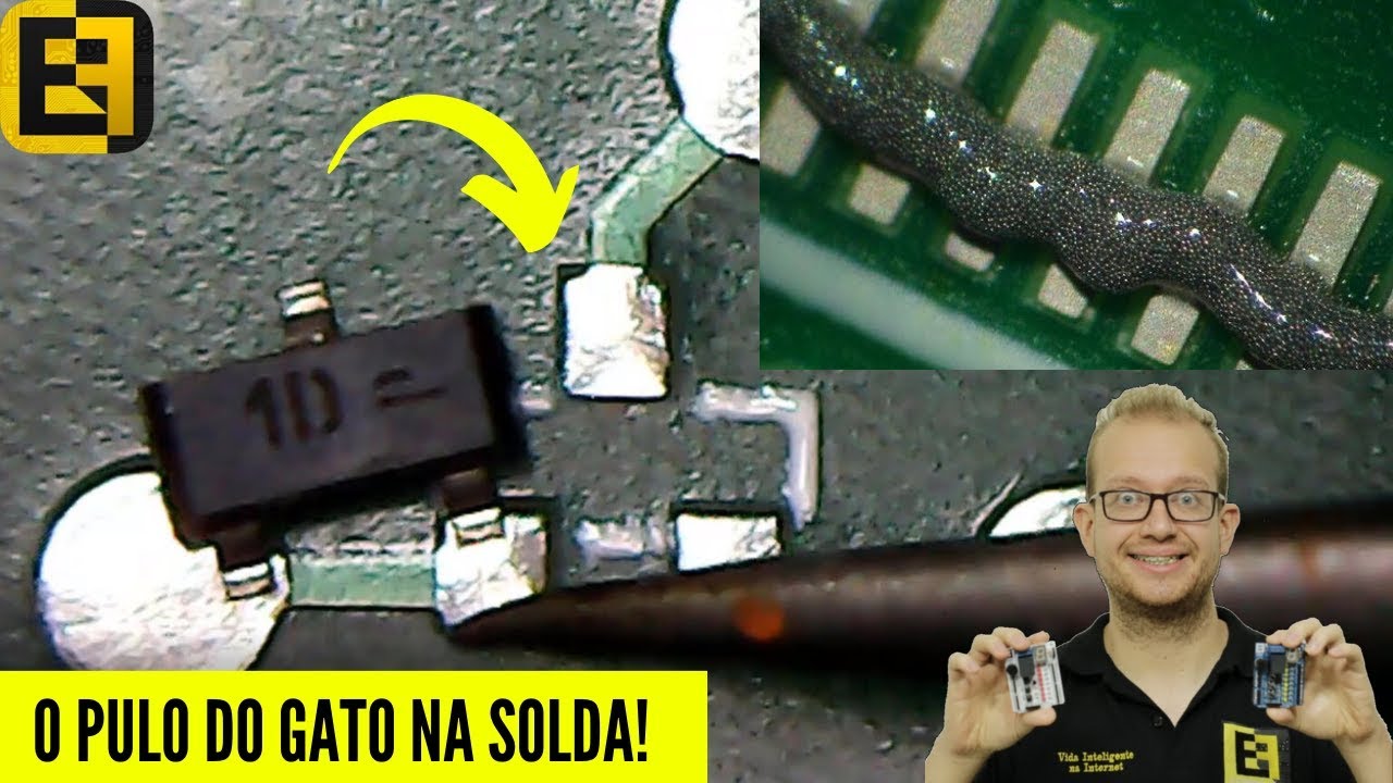 Como usar Solda em Pasta? Soldagem de Transistor SMD - Eletronica Facil ...