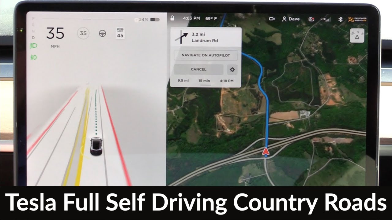 Full Self Driving (FSD) Beta in my TESLA Model Y, Drive 1 - YouTube