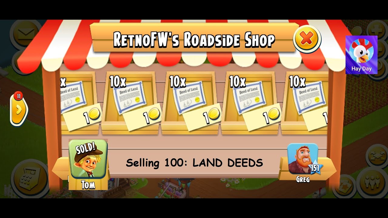Selling 100 Land Deeds | haY daY - YouTube