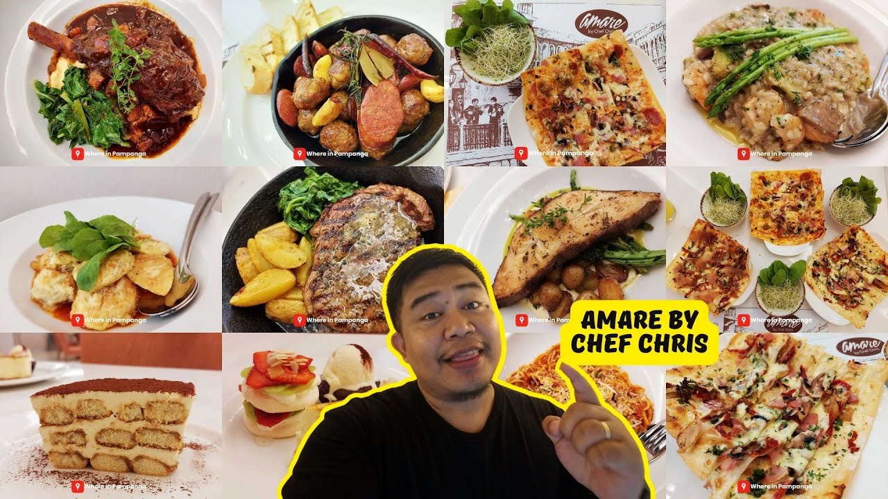 AMARE BY CHEF CHRIS: Italian Food Escapade at Royce Hotel - YouTube