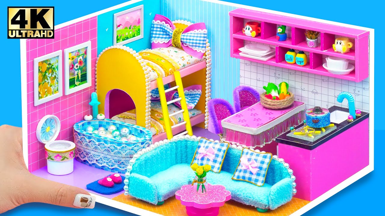 Tutorials & Design Modern Miniature House With 4 Simple Room from ...