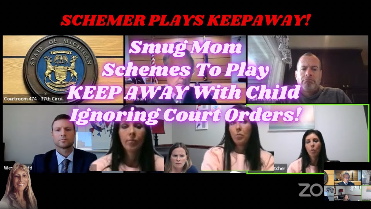 Smug Mom Schemes To Play Keep Away With Chi1d Ignoring Court Orders ...