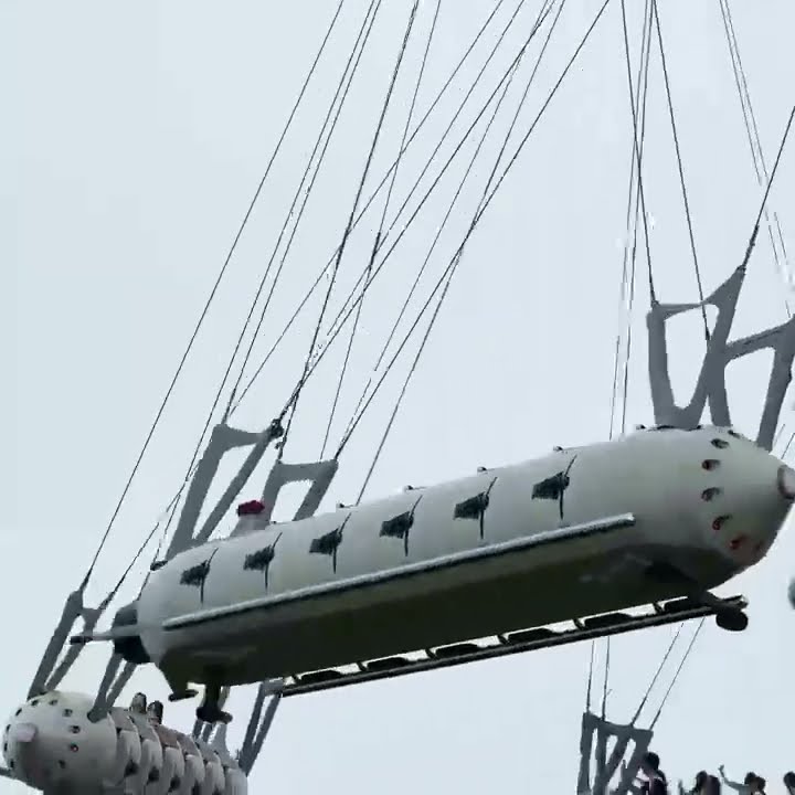 The air roller coaster is so much fun! Do you dare to challenge ...