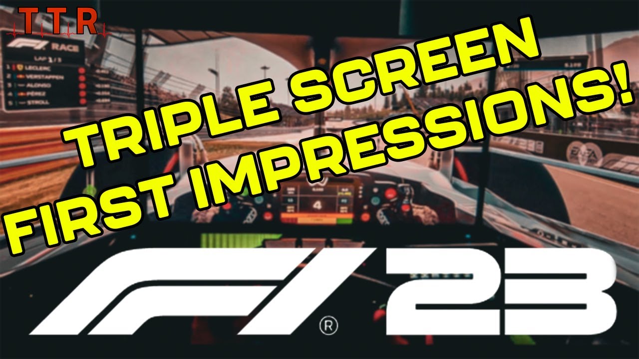 F1 23 - TRIPLE SCREEN FIRST IMPRESSIONS! - 4090 | Max Settings | Ray ...