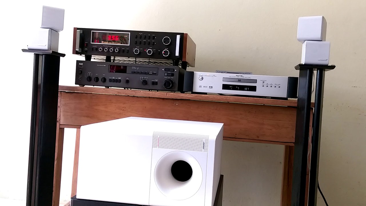 Bose AM5 series II with McIntosh MAC 4280 - YouTube