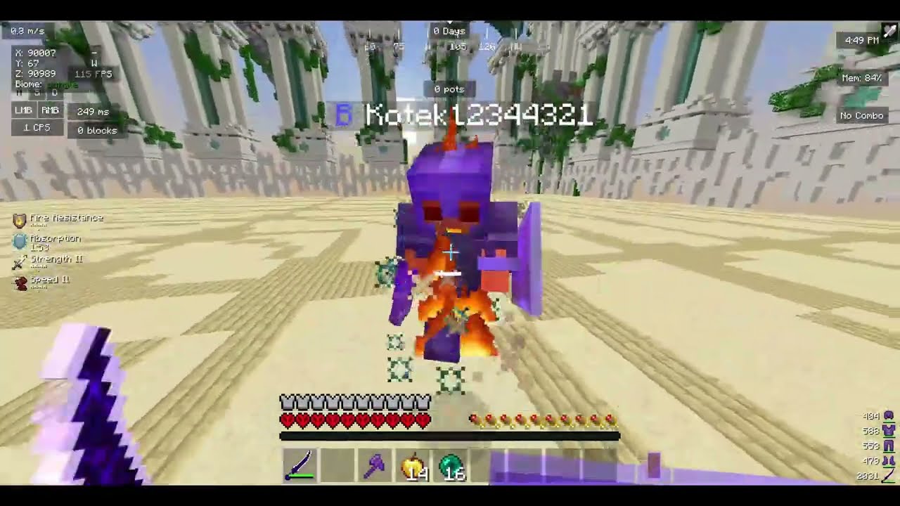 Pvp Legacy Netherite Pot Practice! - YouTube