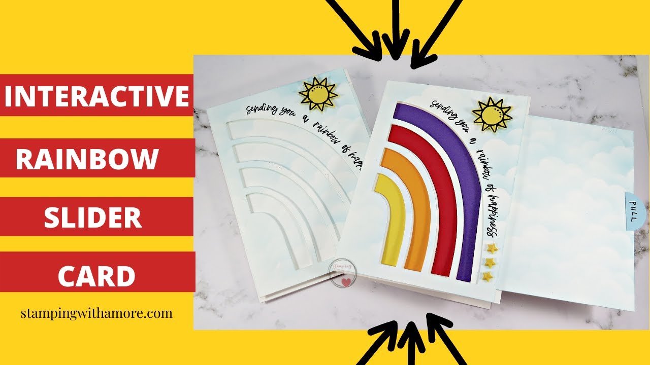Interactive Rainbow Slider Card - YouTube