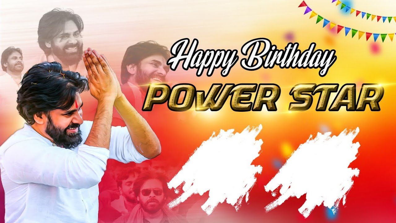 Power Star Pawan Kalyan Birthday Banner Editing In Photoshop || How To ...