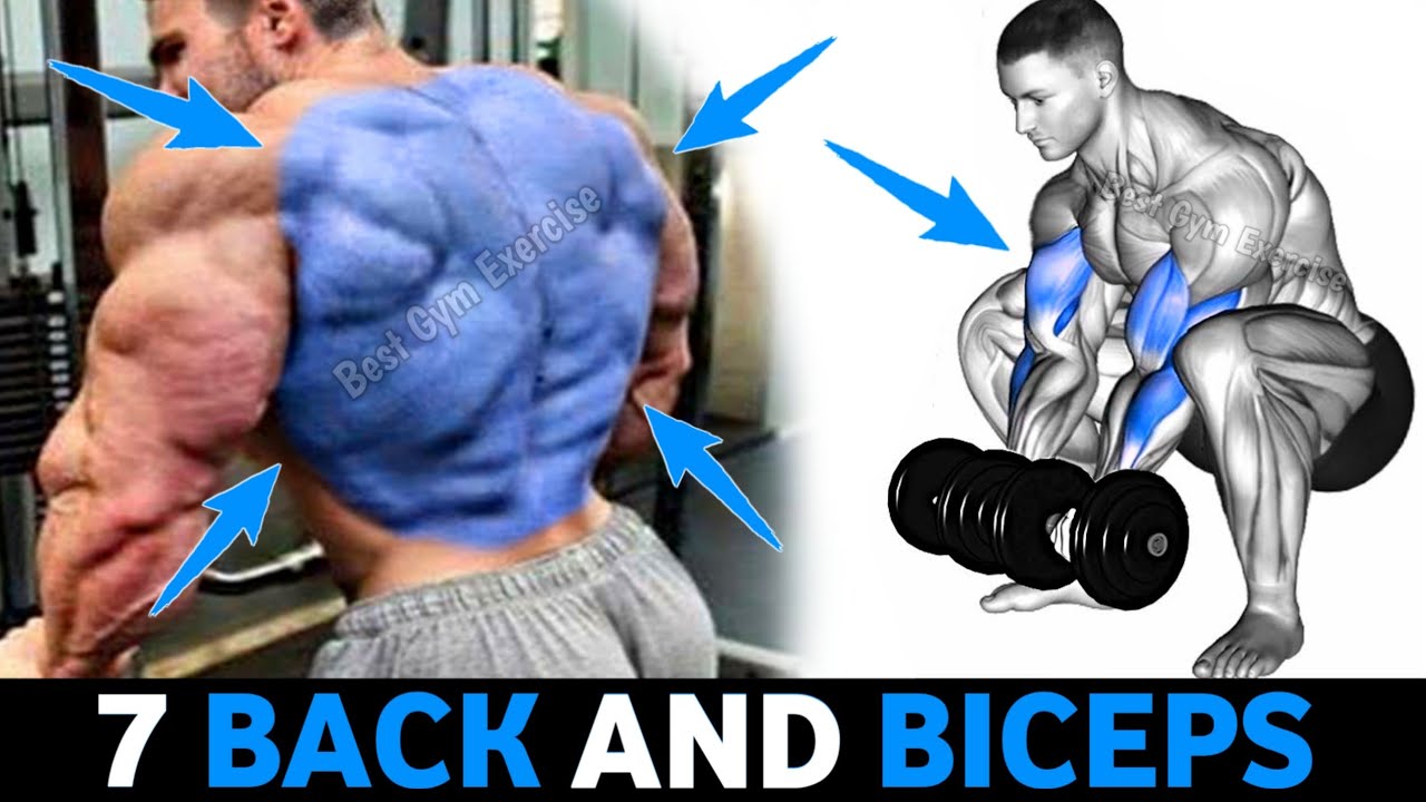 7 Big Back And Bicep Workout - Back And Biceps - YouTube