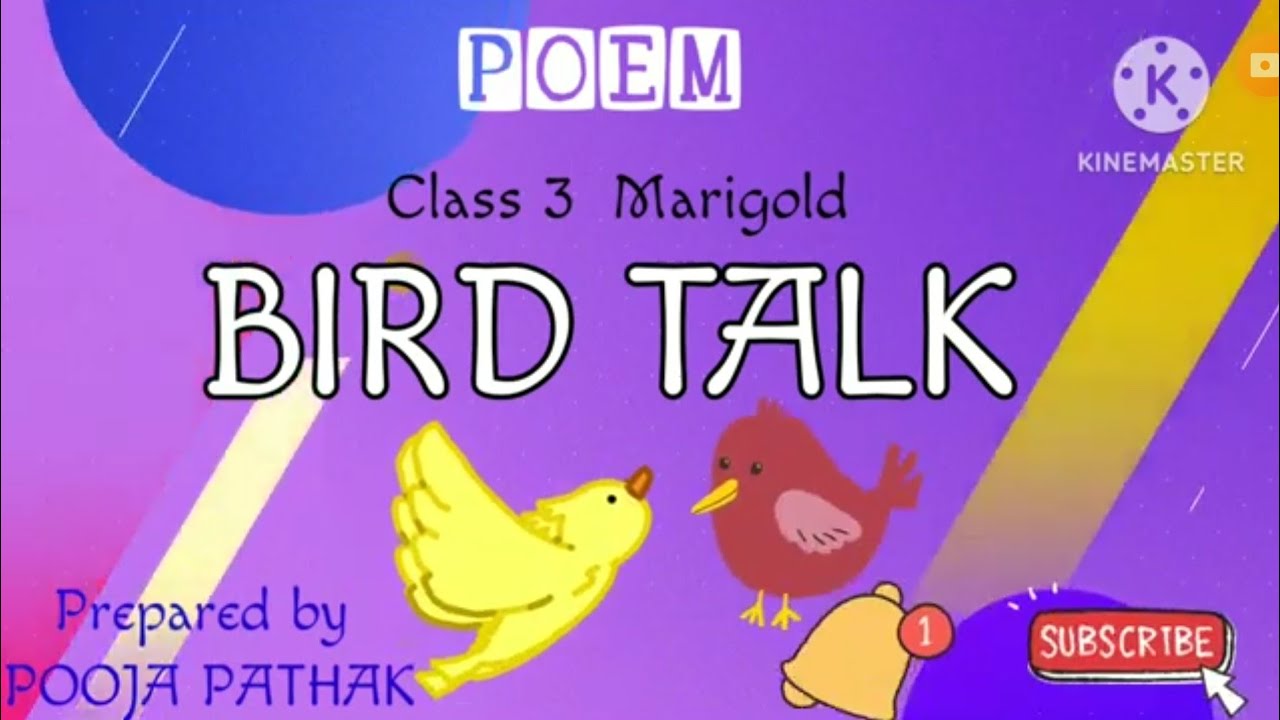 POEM CLASS 3 MARIGOLD | BIRD TALK | Musically and animated - YouTube