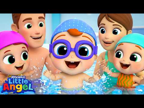 Baby John’s Splash Pad Adventure! 🏊🏻 Little Angel Kids Songs