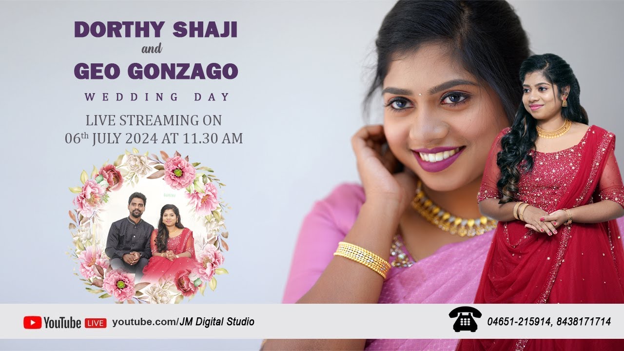 Dorthy Shaji & Geo Gonzago | 6th July 2024; 11:30am - YouTube