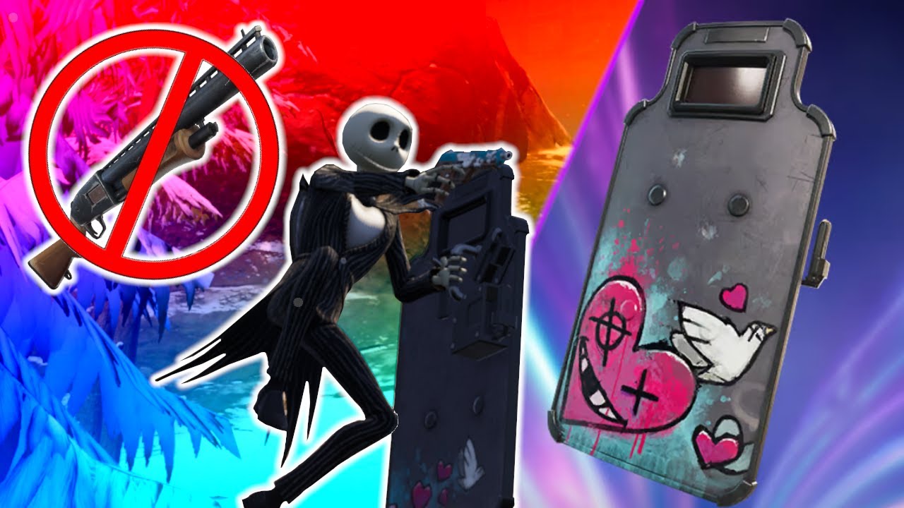 BALLISTIC SHIELD ONLY In Fortnite Chapter 5 - YouTube