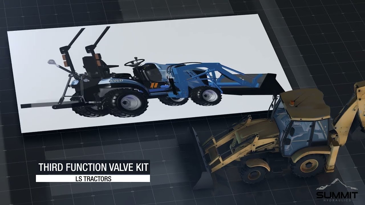 Summit Hydraulics LS MT1 Series Third Function Kit 3D Installation ...