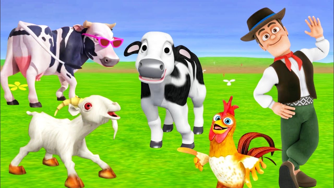 EI Pollito Pio 3D - La Vaca Lola efecto3d Danza Animal La Granja De ...