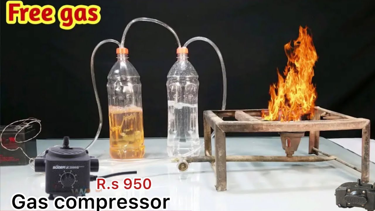 how to make free lpg gas at home | petrol vs water amazing idea to use ...