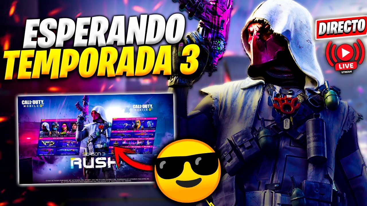 🚨 ESPERANDO la NUEVA TEMPORADA 3 y REINICIO DE RANGOS en COD MOBILE ...