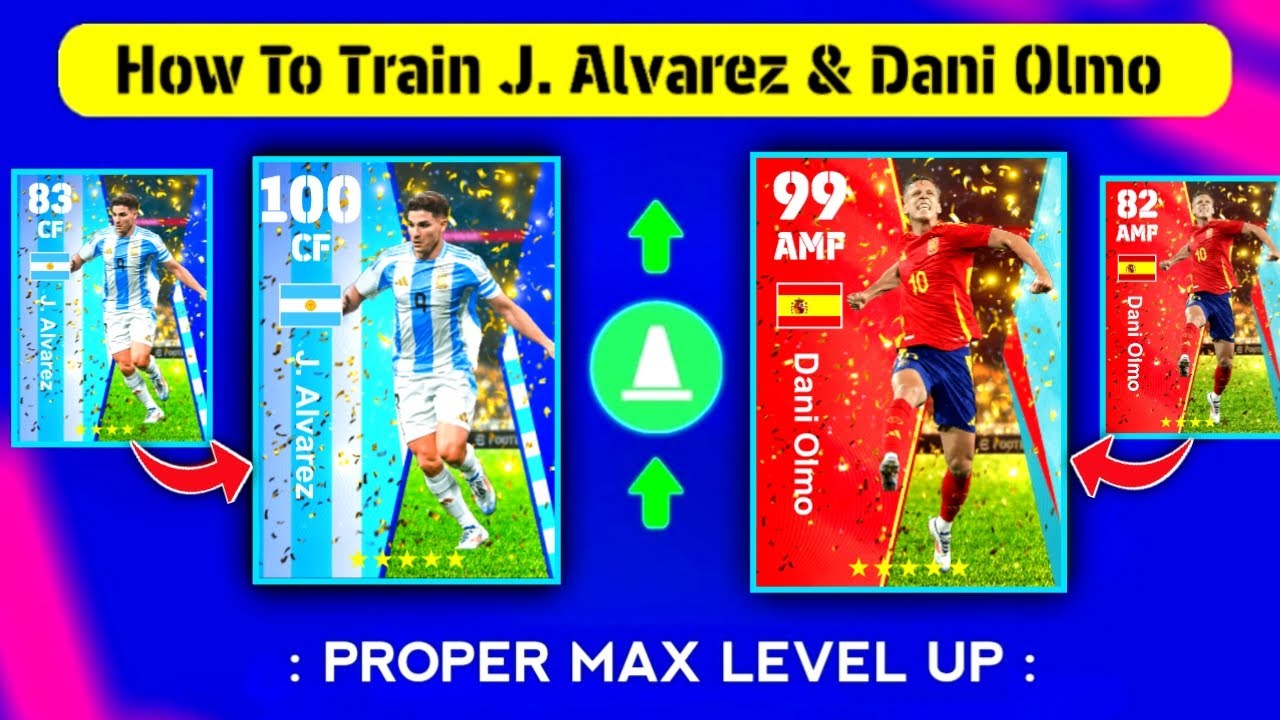 Free Alvarez & Free Dani Olmo Best Training Guide 🥶 || efootball 2024 ...
