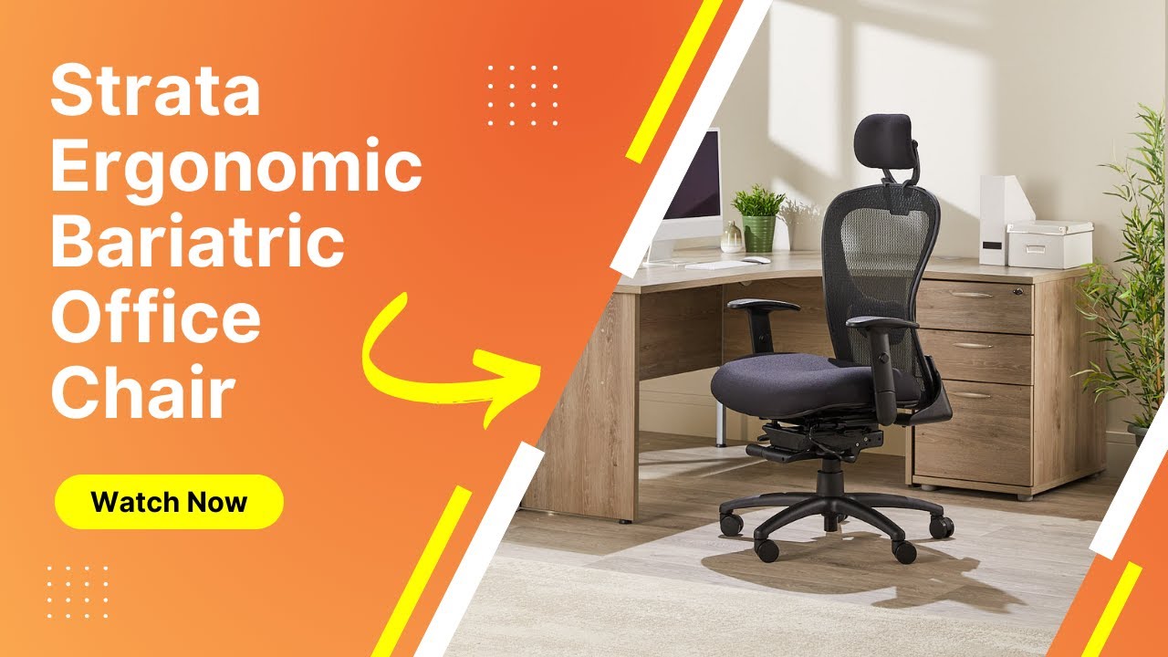 Strata Bariatric High Back Mesh Office Chair - YouTube