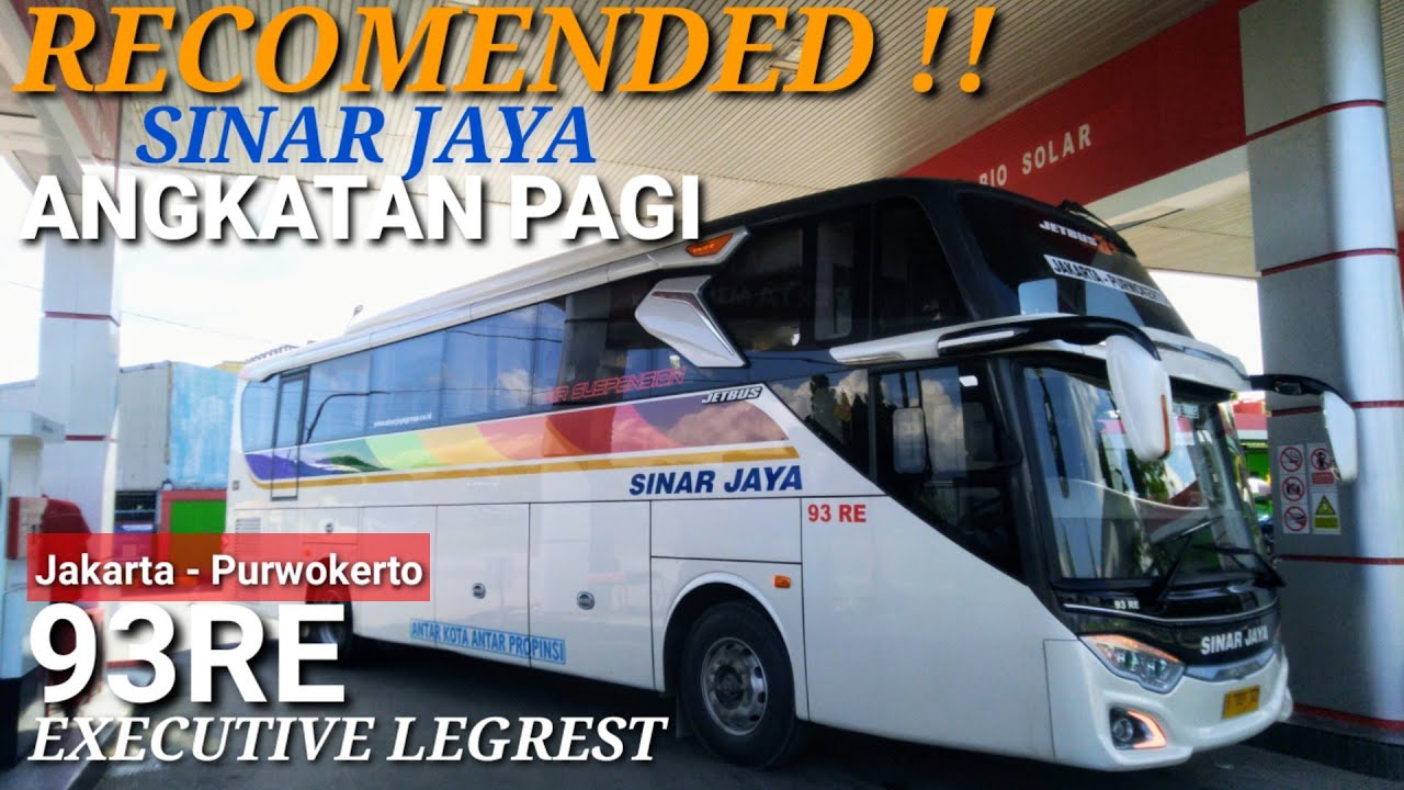 BUS ANGKATAN PAGI TERNYAMAN DI JALURNYA || SINAR JAYA 93 RE JAKARTA ...