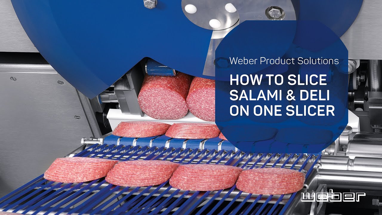 Weber Slicer 804 mit Salami und Brühwurst - YouTube
