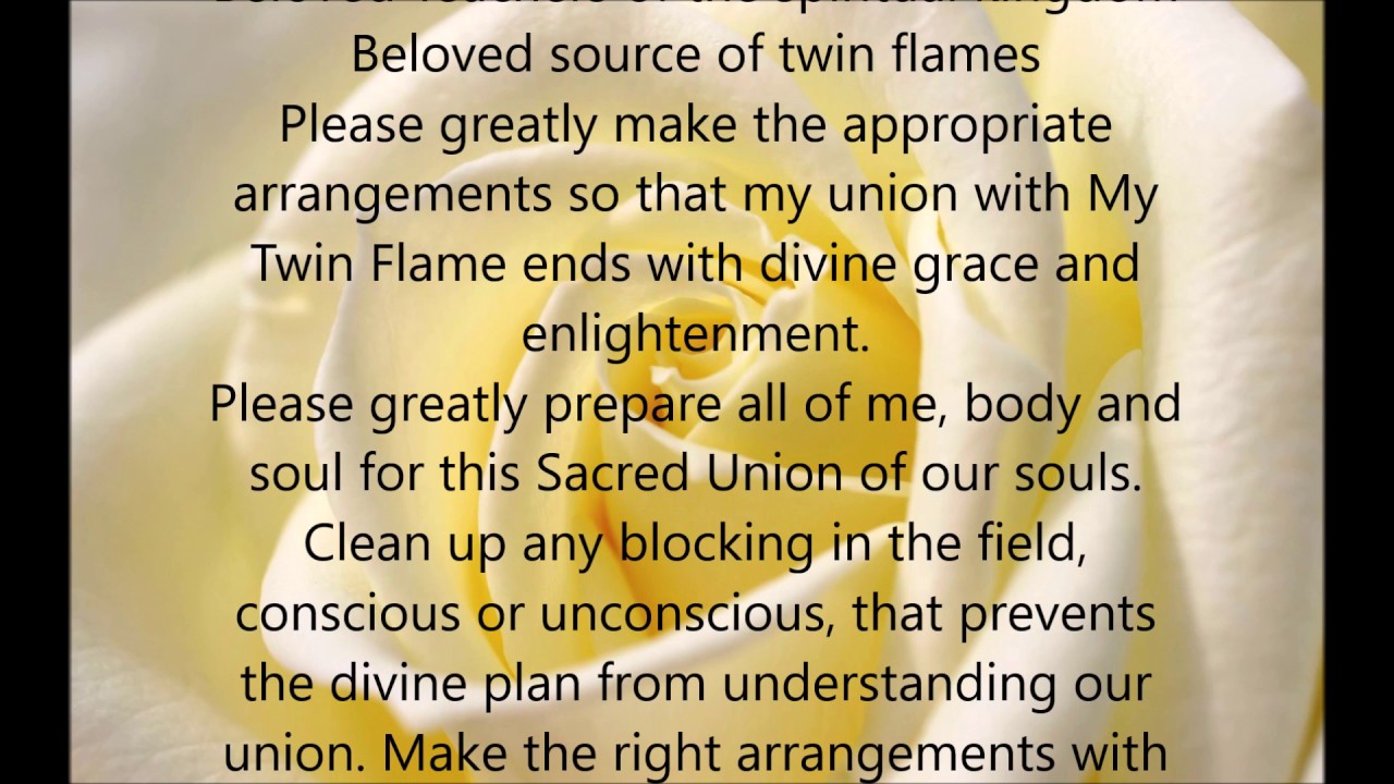 Twin Flames Prayer - YouTube