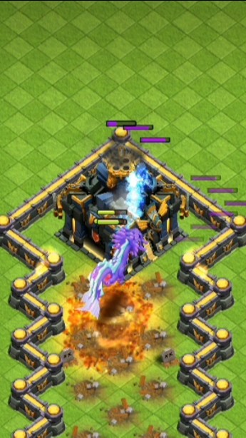 Water Dragon is in Fire Mode !| #clashofclans #coc #cocbattle #gaming ...