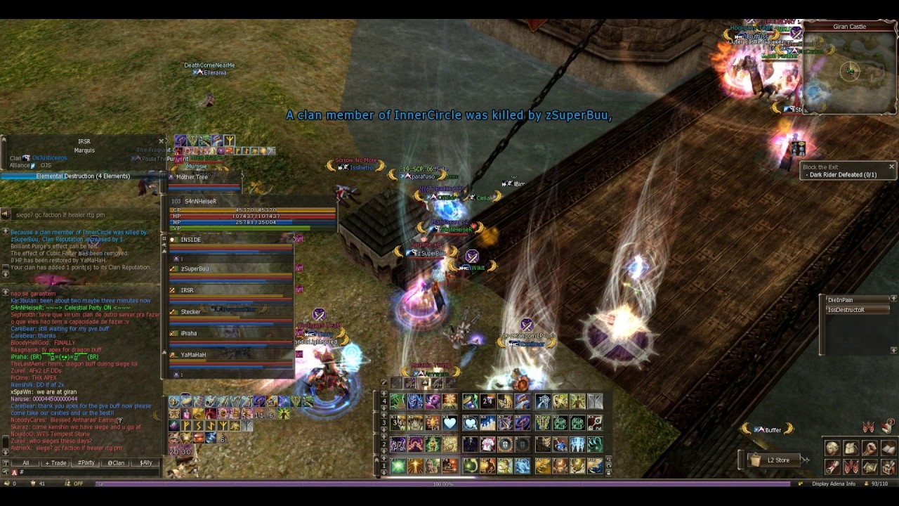 Lineage II - Siege Chronos 22/01/2017 [OsJusticeiroS] - YouTube