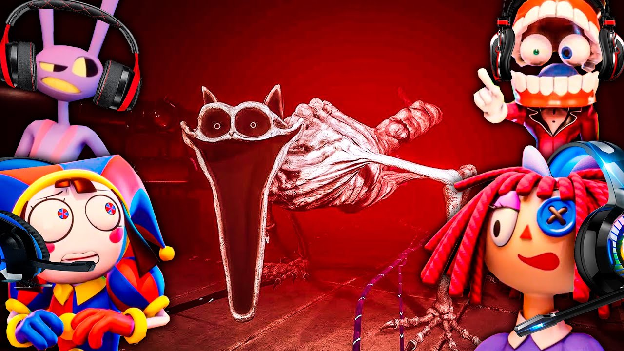 The Amazing Digital Circus Characters Play Poppy PlayTime Chapter 3 ...