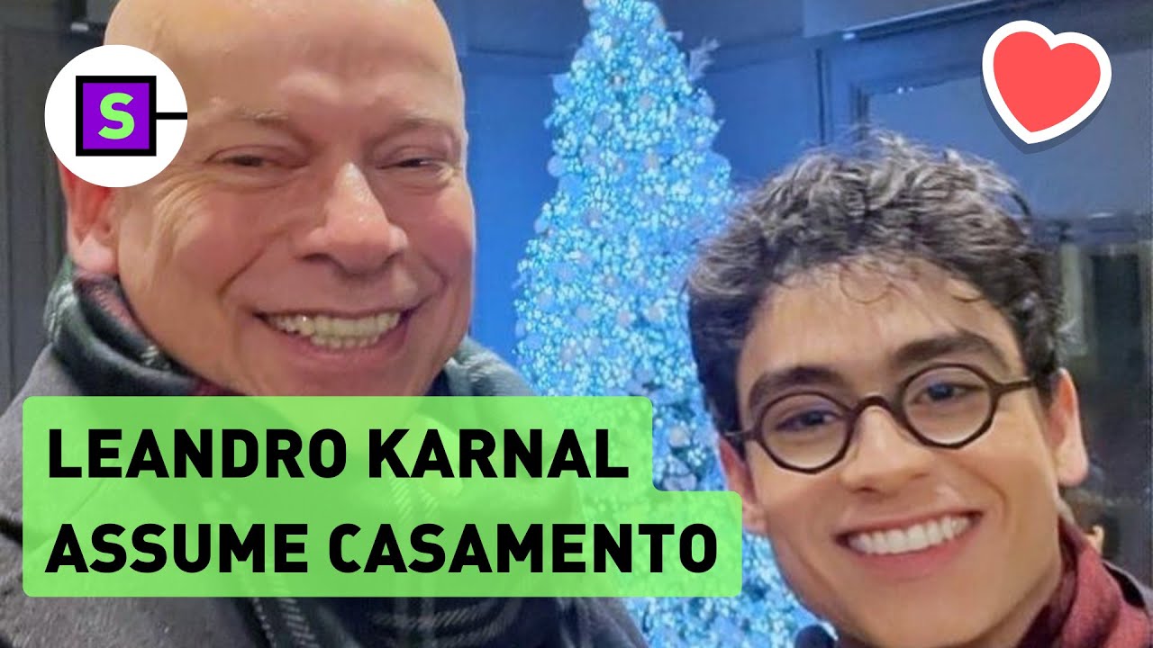 Leandro Karnal assume casamento com cantor Vitor Fadul - YouTube